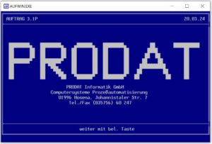 Software - PRODAT